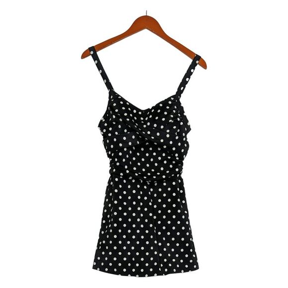 Denim&Co | Swim | Denim Co Beach Petite Twist Front Swim Dress Womens ...